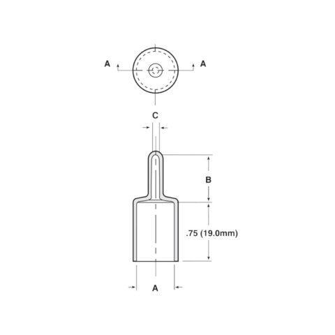 Vinyl pull-tab caps – black | Caplugs Europe