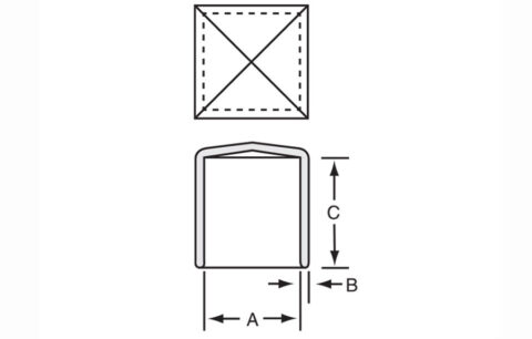 Square vinyl caps – black | Caplugs Europe